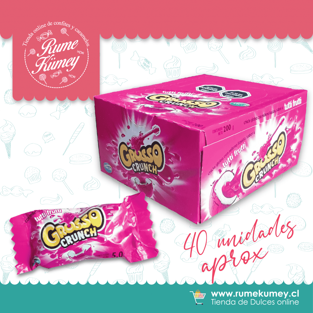 chicle grosso crunch x 200g | Rume Kümey