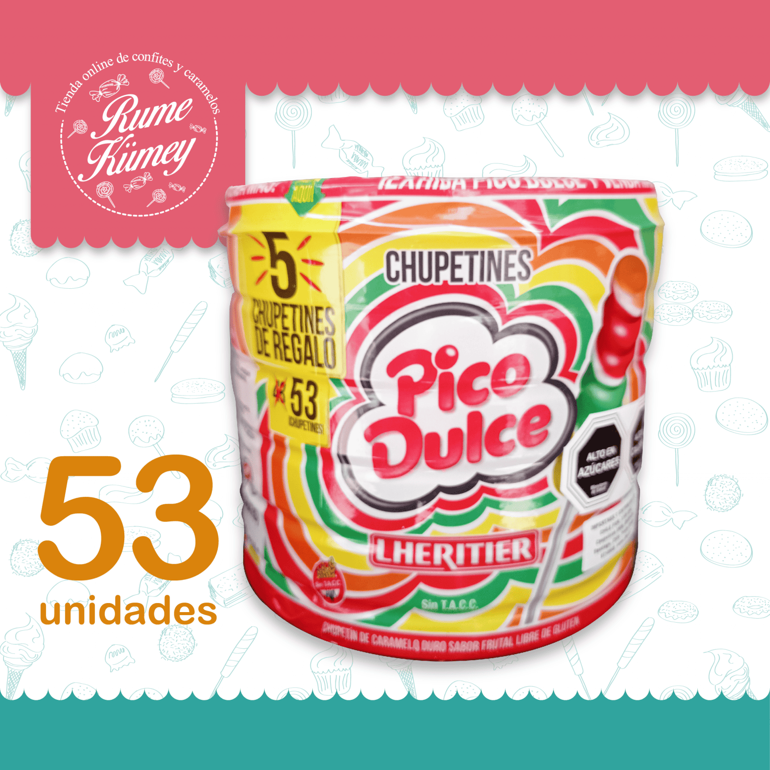 pico dulce x 53 unidades | Rume Kümey
