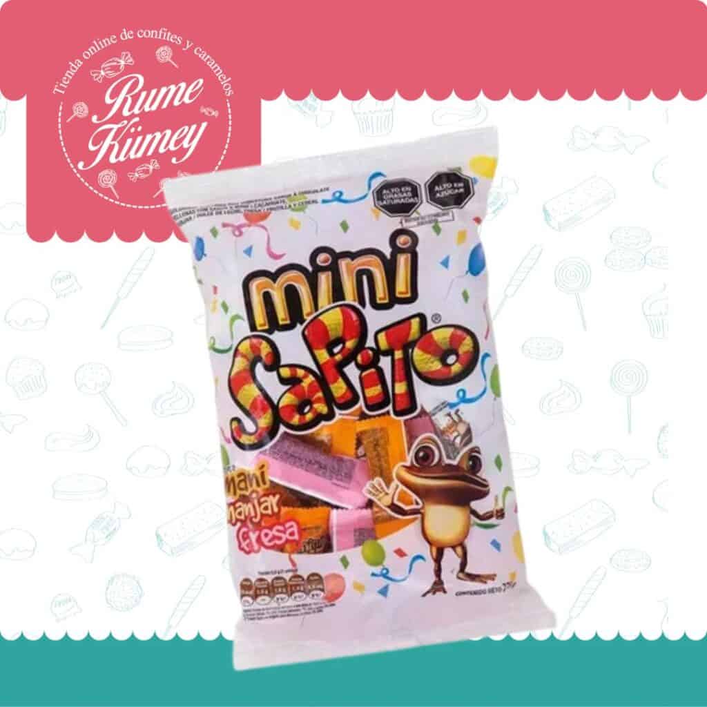 Mini Sapitos, sabor maní, manjar y fresa Arcor x 50 | Rume Kümey