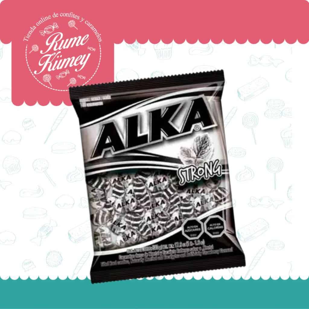 Alka Strong Negro - Caramelos Refrescantes x100 | Rume Kümey