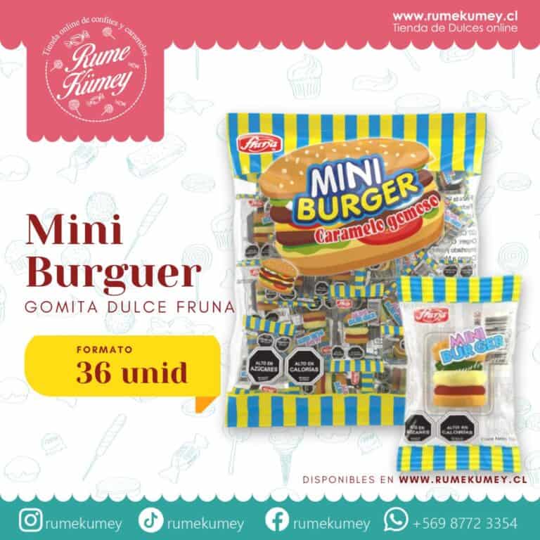 gomitas mini burger fruna x36 | Rume Kümey