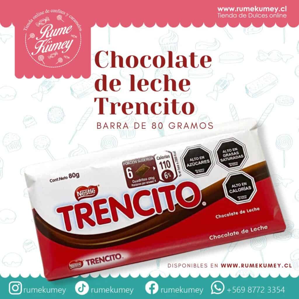 chocolate trencito 80 gramos | Rume Kümey
