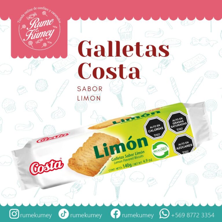 galletas costa limon 140 gramos | Rume Kümey
