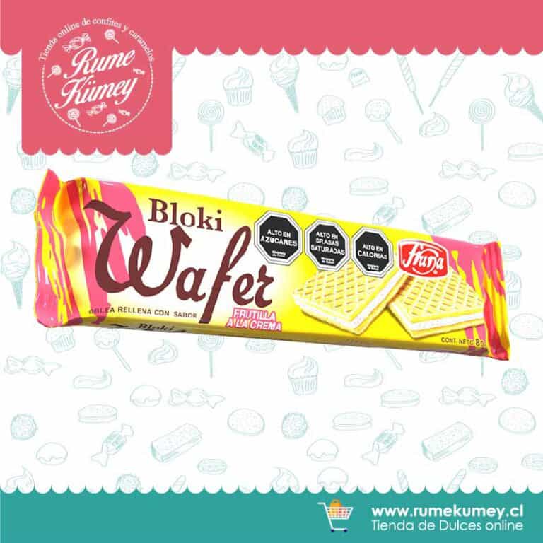 Oblea Bloki Wafer Frutilla Fruna 80g | Rume Kümey